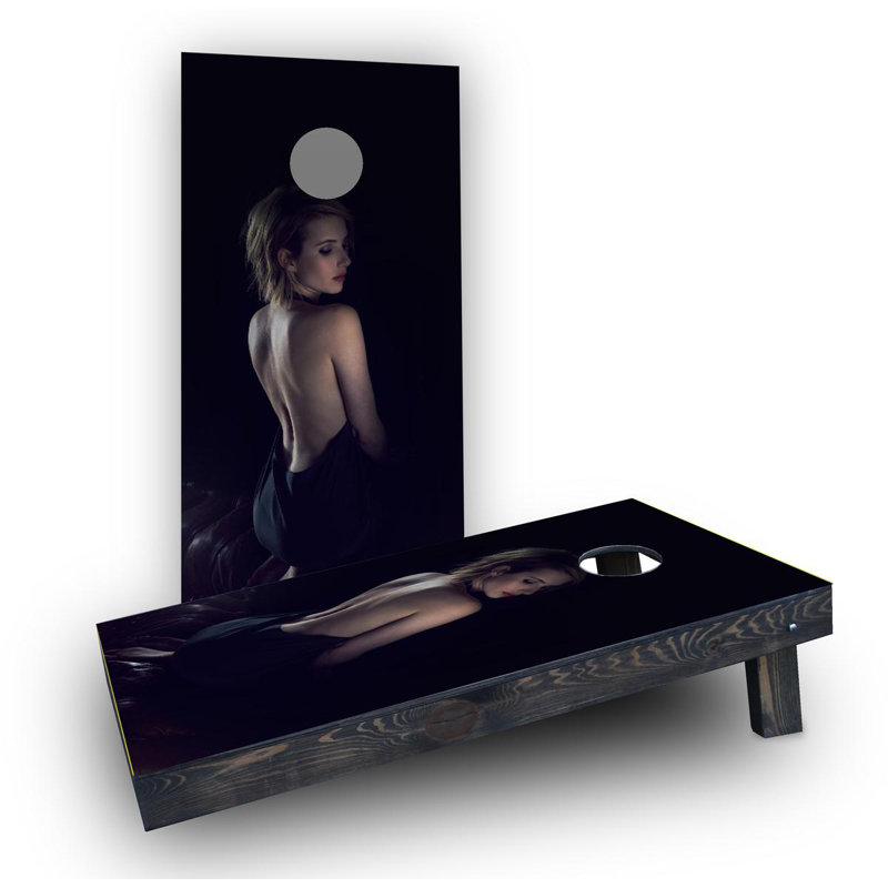 Custom Cornhole Boards Sexy Model Cornhole Wayfair
